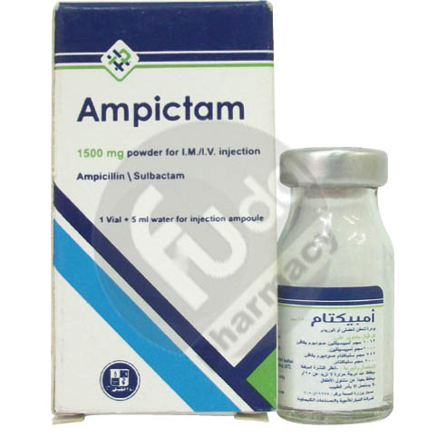 Ampictam 1500mg Vial - Rosheta