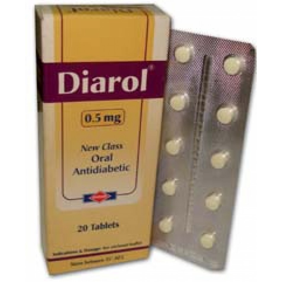Diarol 0.5mg Tablets - Rosheta