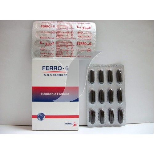 Ferro - 6 100mg Capsule - Rosheta