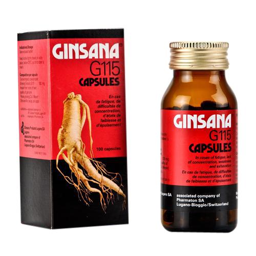 Ginsana 115mg Capsule - Rosheta