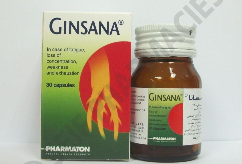 Ginsana 115mg Capsule - Rosheta