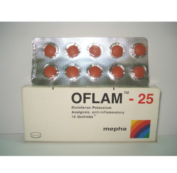 Oflam 25mg Tablets - Rosheta