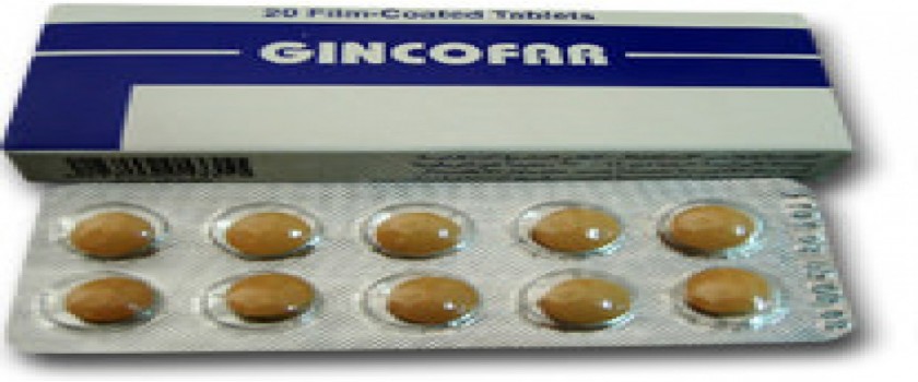 Gincofar 40mg Tablets - Rosheta