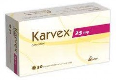 Karvex 25 mg Tablets - Rosheta