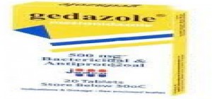 Gedazole 500mg Tablets - Rosheta