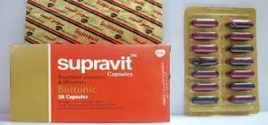 Supravit 100mg Capsule - Rosheta