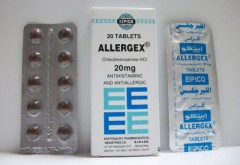 Allergex 20mg Tablets - Rosheta
