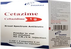 Cetazime 1000mg Vial - Rosheta