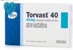 Torvast 40 mg Tablets - Rosheta
