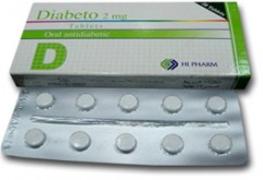Diabeto 2 2mg Tablets - Rosheta