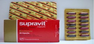 Supravit 100mg Capsule - Rosheta