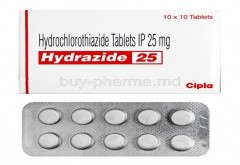 Hydrozide 25 mg Tablets - Rosheta