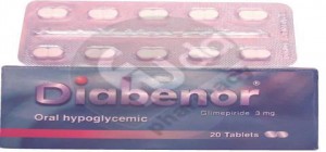 Diabenor 3mg Tablets - Rosheta