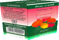 Vitamin C-Sedico 1000mg Sachets - Rosheta