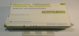 Myocrisin 50mg Ampoules - Rosheta