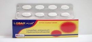 Losar Plus 100mg Tablets - Rosheta