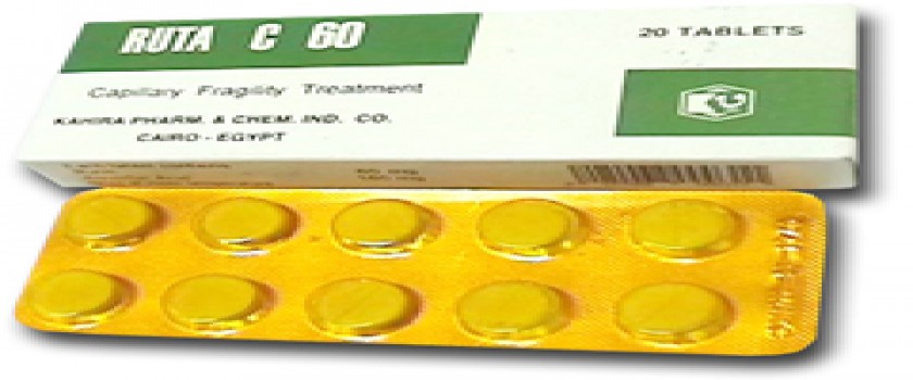Ruta -C 60mg Tablets - Rosheta