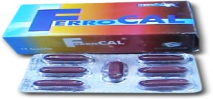 FerroCal 500mg Capsule - Rosheta