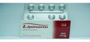 Lipinorm 40mg Tablets - Rosheta