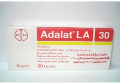 Adalat LA 30mg Tablets - Rosheta