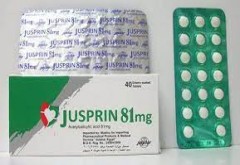 Jusprin 81 81mg Tablets - Rosheta