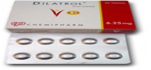 Dilatrol 6.25mg Tablets - Rosheta