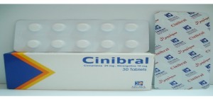 Cinibral 25mg Tablets - Rosheta