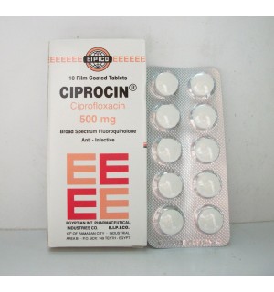 Ciprocin tab. 500mg Tablets - Rosheta