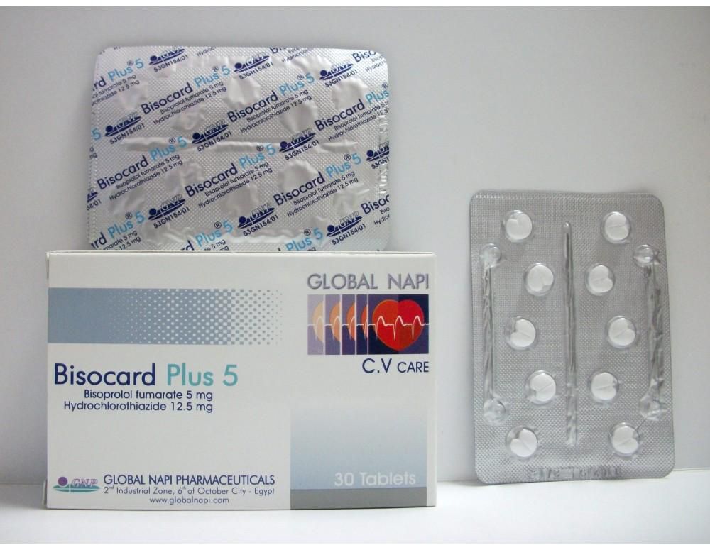 Bisocard plus 5mg Tablets - Rosheta United Arab Emirates