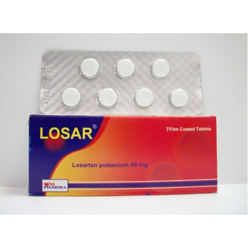 Losar 50mg Tablets - Rosheta