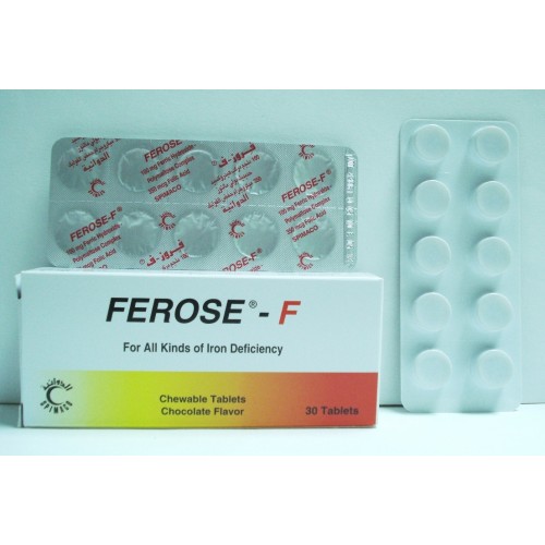 Ferose-F 100mg Tablets - Rosheta