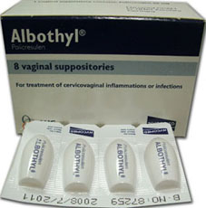 Albothyl 90mg Supp - Rosheta
