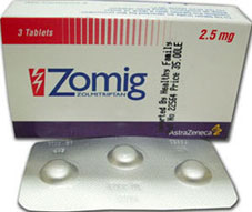 Zomig 2.5mg Tablets - Rosheta