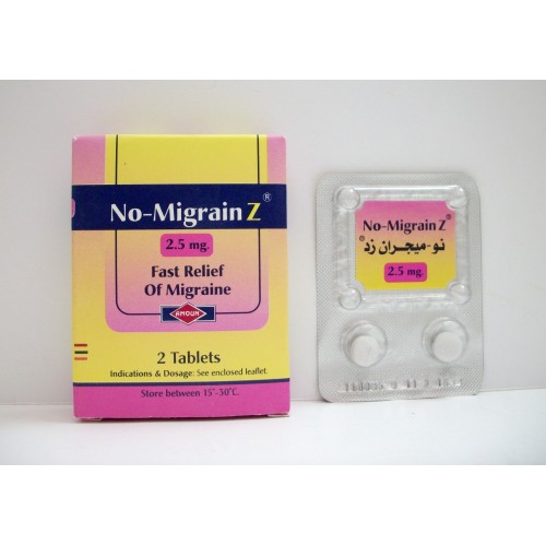 No-Migrain Z 5mg Tablets - Rosheta