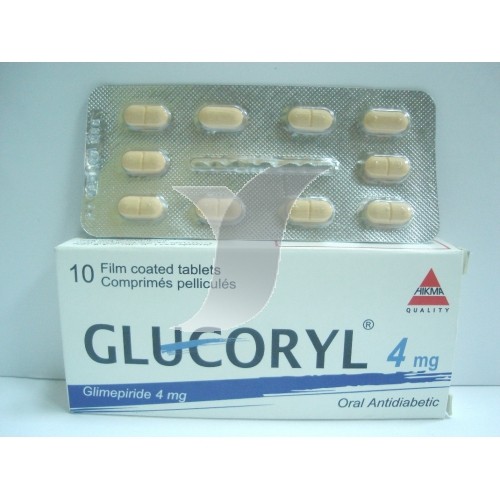 Glucoryl 4mg Tablets - Rosheta