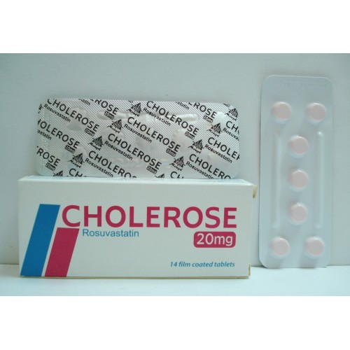 Cholerose 20mg Tablets - Rosheta