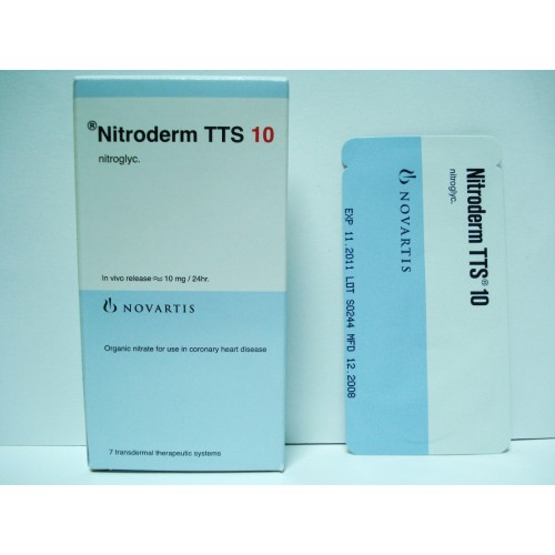 Nitroderm-TTS 10mg blisters - Rosheta