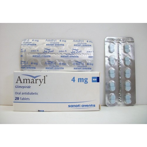 Amaryl 4mg Tablets - Rosheta