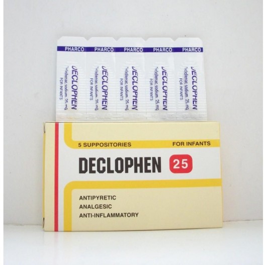 Declophen 25mg Supp - Rosheta