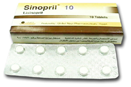 Sinopril 10mg Tablets - Rosheta