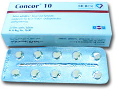 Concor 10mg Tablets - Rosheta