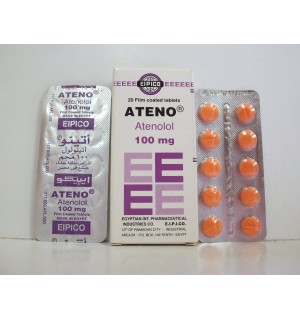 Ateno 100mg Tablets - Rosheta