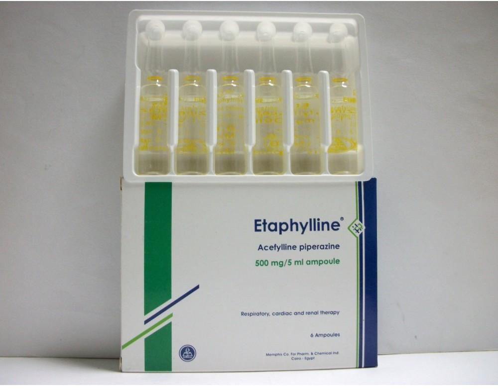 Etaphylline 500mg Ampoules - Rosheta