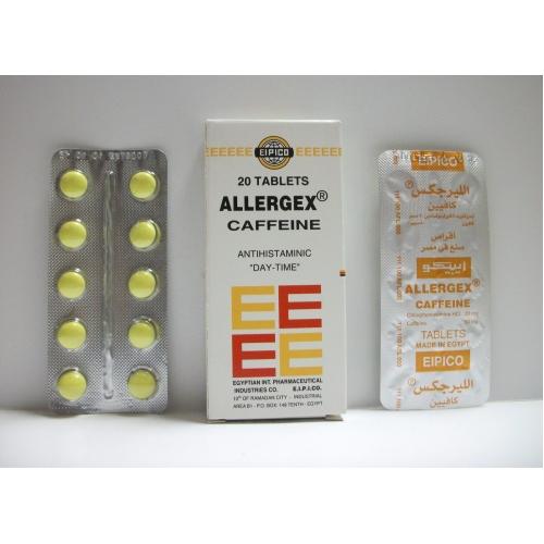 Allergex Caffeine 20mg Tablets - Rosheta