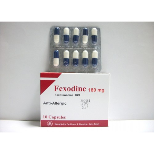 Fexodine 180 180mg Capsule - Rosheta