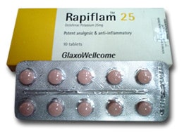 Rapiflam 25mg Tablets - Rosheta