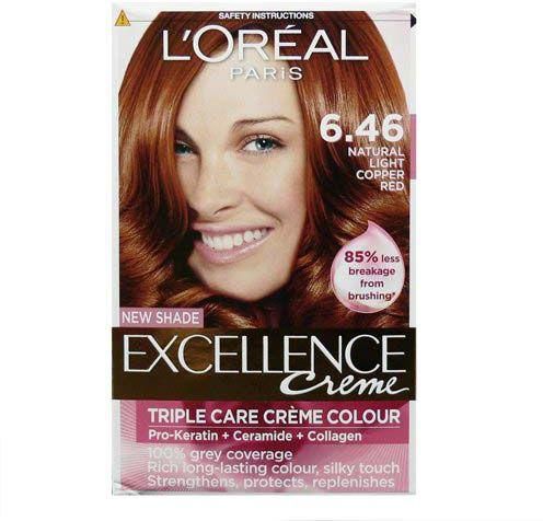 l’oreal paris excellence crème hair color 6.46 Cosmotics